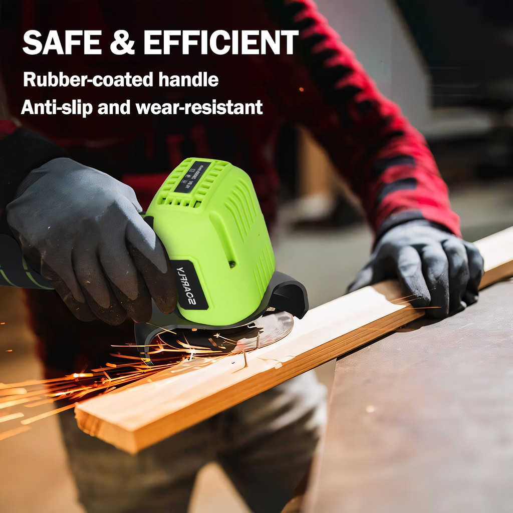 SOARFLY 3 Inch Cordless Angle Grinder Electric Hand Grinder Polisher ...