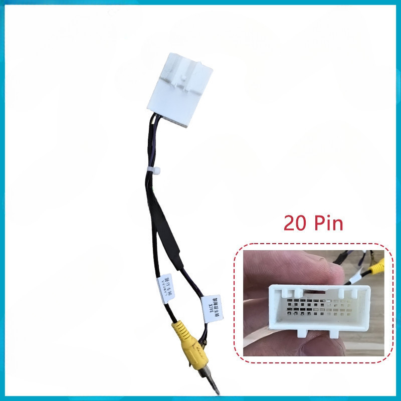 Car Reverse Camera Output Video Adapter Wiring Cable For Toyota O ...