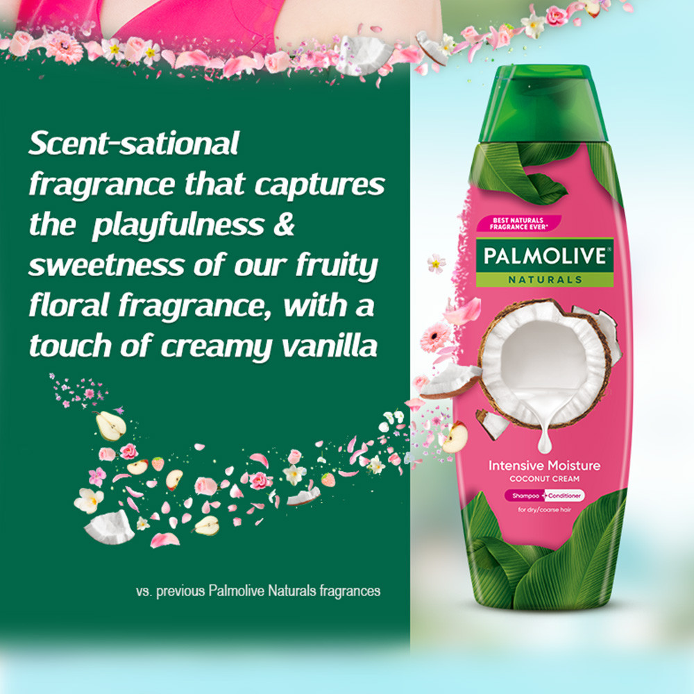 Palmolive Naturals Intensive Moisture Shampoo - with Coconut Cream, for ...
