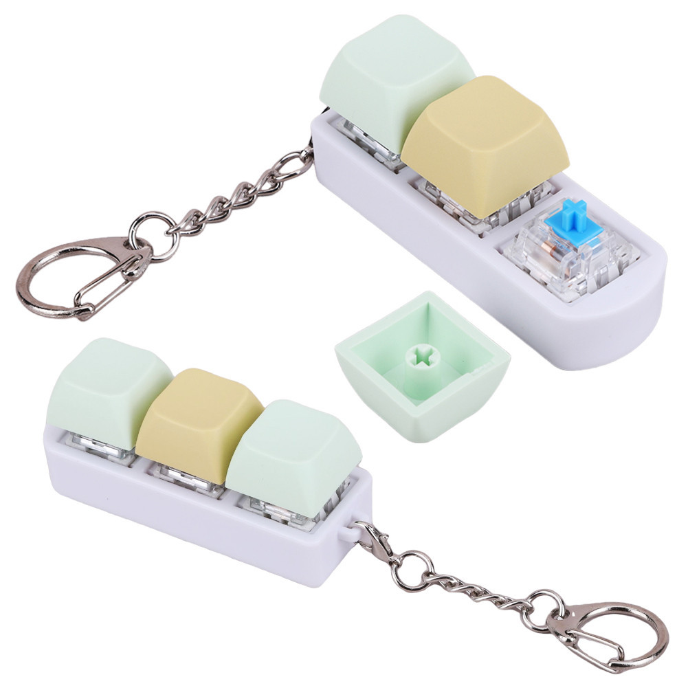 [cologoog.ph] Keyboard Fidget Toy Fidget Clicker Key Switch Keychain ...