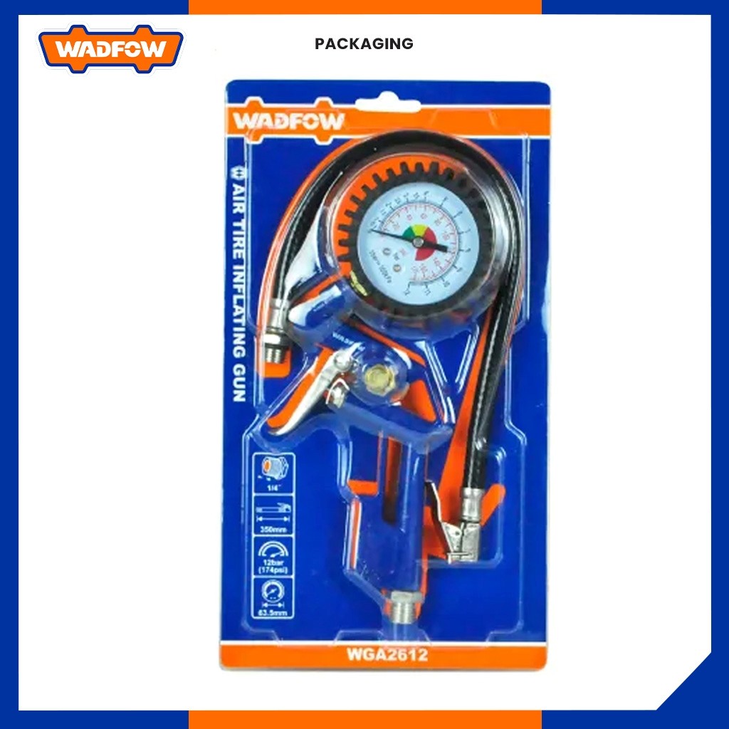 Wadfow 12bar(174psi) Air Tire Inflator / Inflating Gun WGA2612 (WHT ...