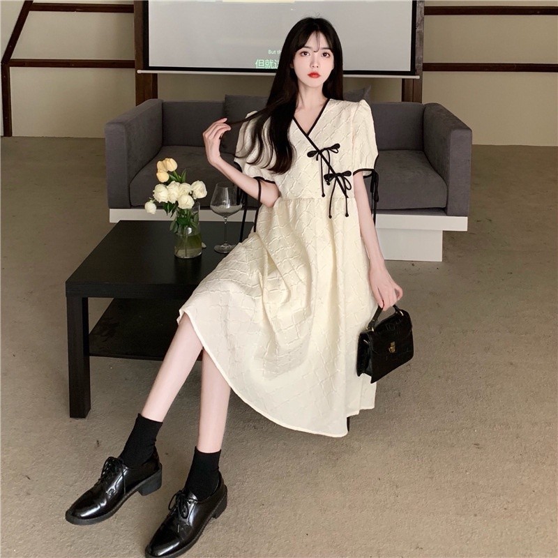 Terno Sunday Dress Women Ladies Short Sleeve Formal for Woman Elegant ...