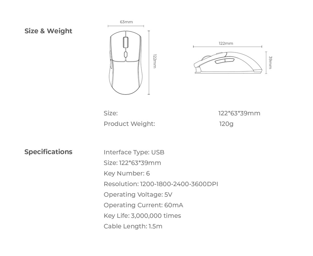 Havit Astrid MS1030 || RGB Backlit Gaming Mouse || Black | Shopee ...