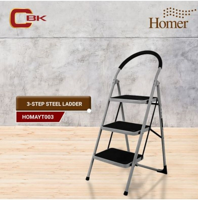 HOMER 3-Step Ladder Steel HOMAYT003 | Shopee Philippines