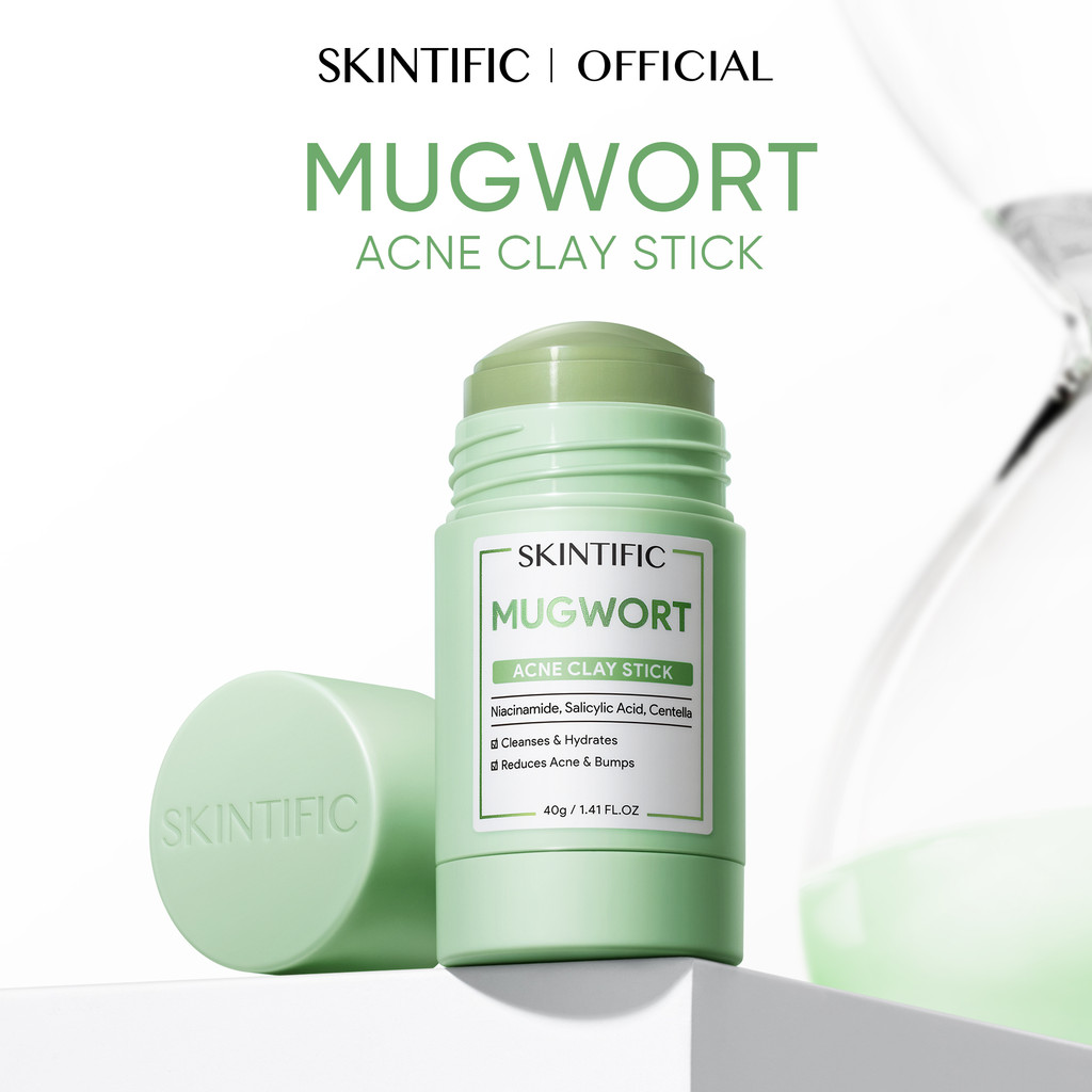 [GLOBAL] SKINTIFIC Acne Treatment Clay Mask 2PCS Acne Remover Mugwort ...