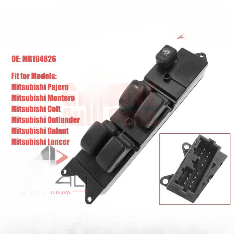 Power Window Switch Mitsubishi Adventure / Pajero / Lancer MR194826 ...