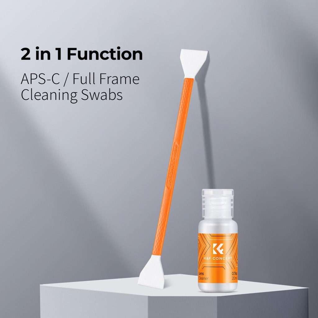[CLEARANCE] K&F Concept 2-in-1 Cleaning Cloth Stick, 20ml Cleaning ...