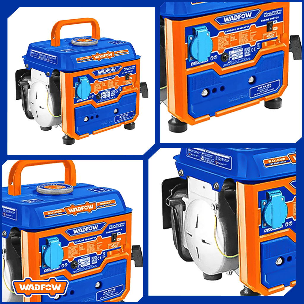 Wadfow 4 Liters 900W Gasoline Portable Mini Power Generator for Home ...