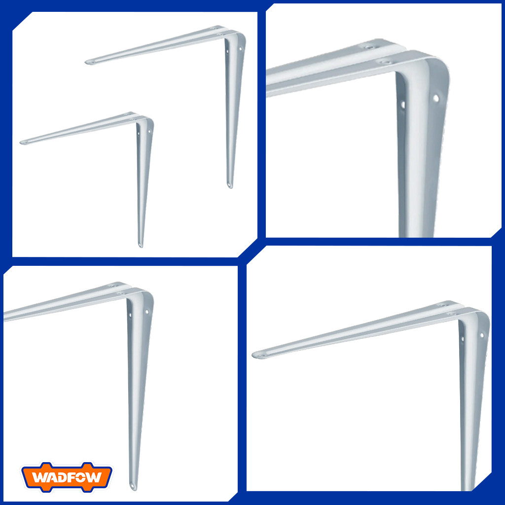 Wadfow Shelf Support Brackets with 6-Fixing Points Heavy Duty SOLD PER ...