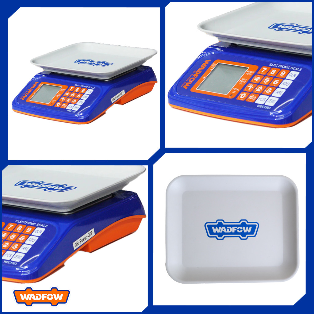 Wadfow WEC1503 RECHARGEABLE Digital Weighing Kitchen Timbangan Food ...