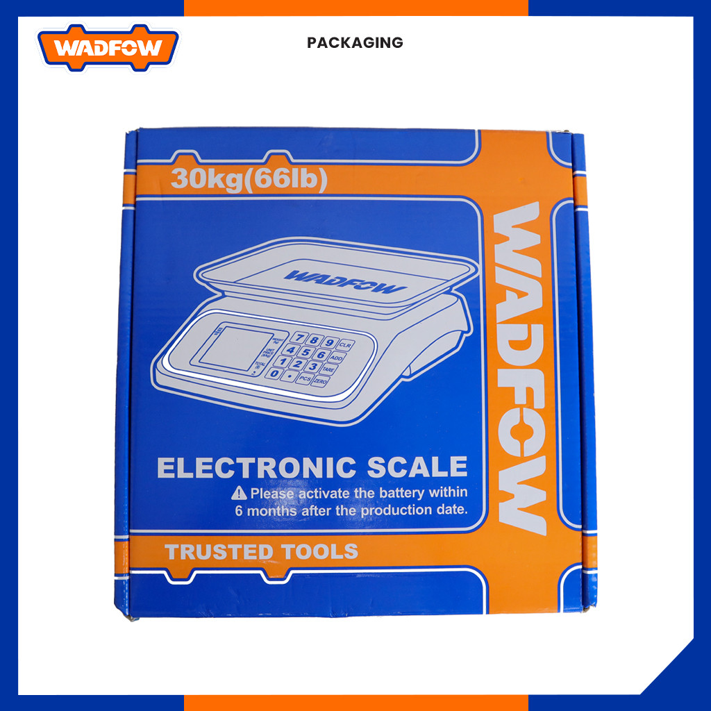 Wadfow WEC1503 RECHARGEABLE Digital Weighing Kitchen Timbangan Food ...