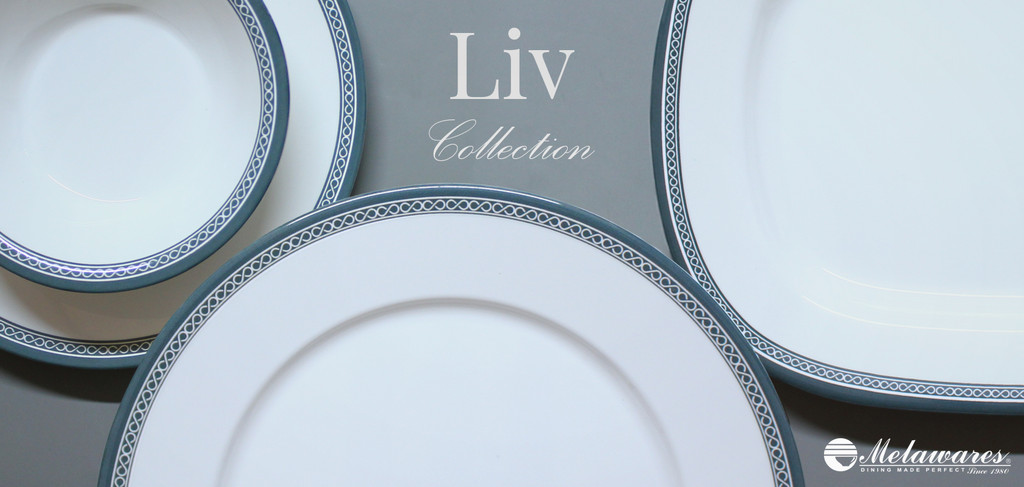 Melawares Liv 6 piece 9.5 inch Round Dinner Plate Set | Shopee Philippines