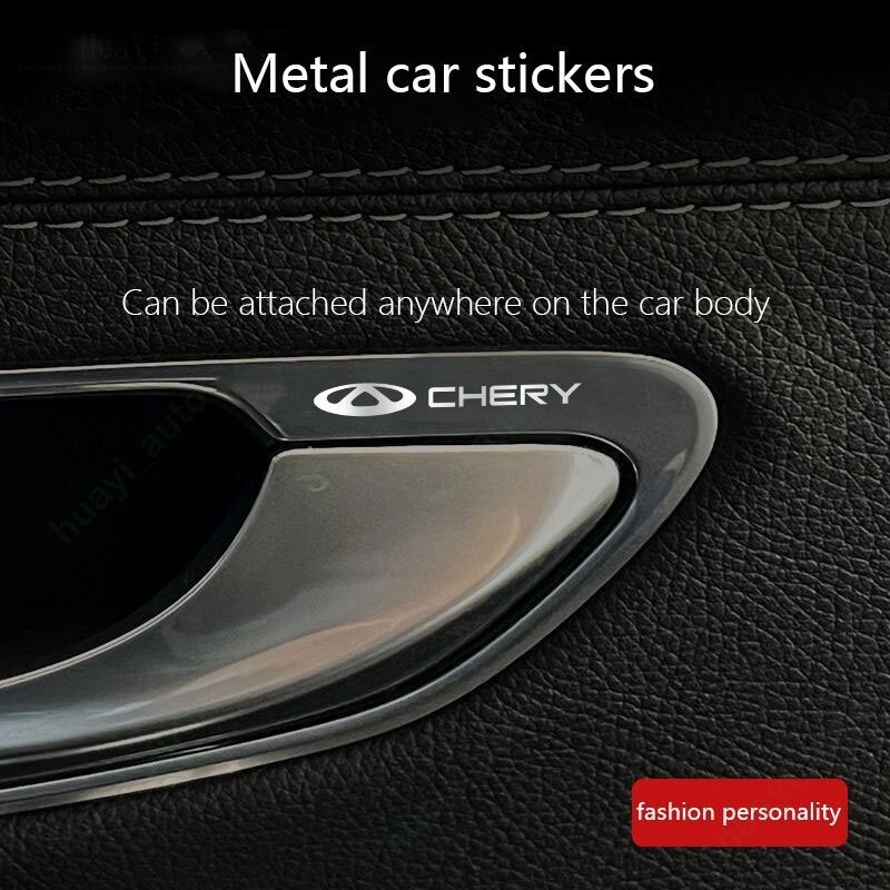 Chery Car Logo 3D Exterior Metal Sticker Car Interior Decorative ...