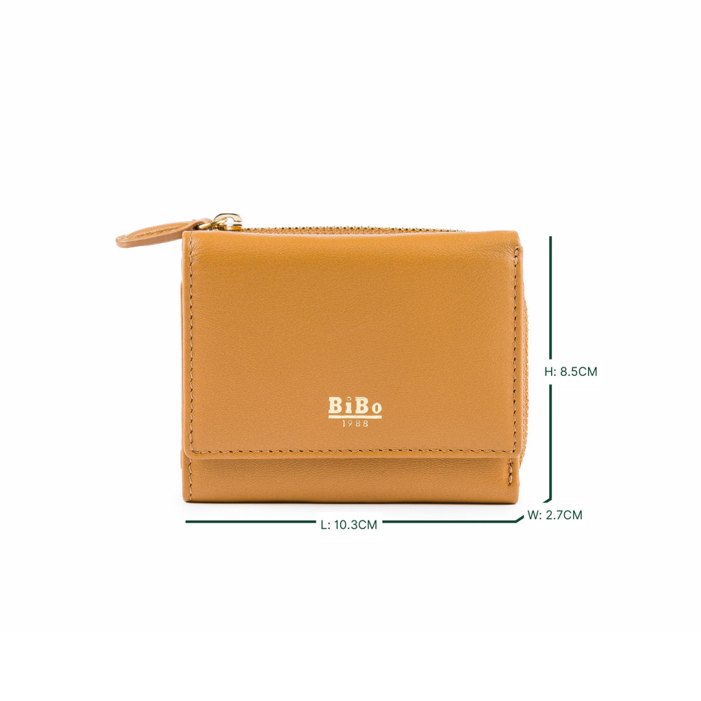 Bibo 310160 Leather Tri-fold Wallet for Women (Luna) | Shopee Philippines