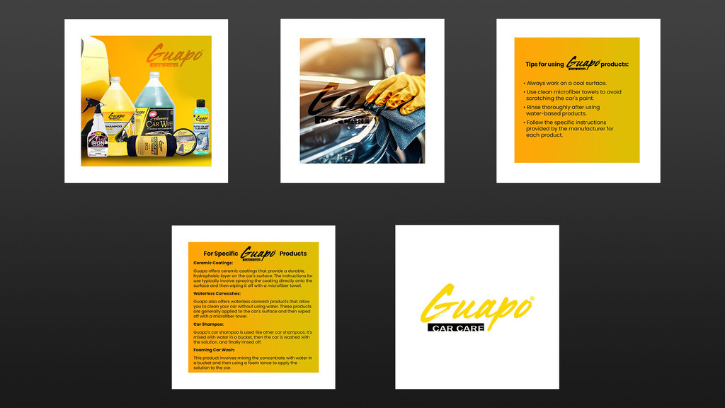 Guapo Ultra Foamy Car Shampoo - High Grade 1 Liter | Guapo Car Care ...