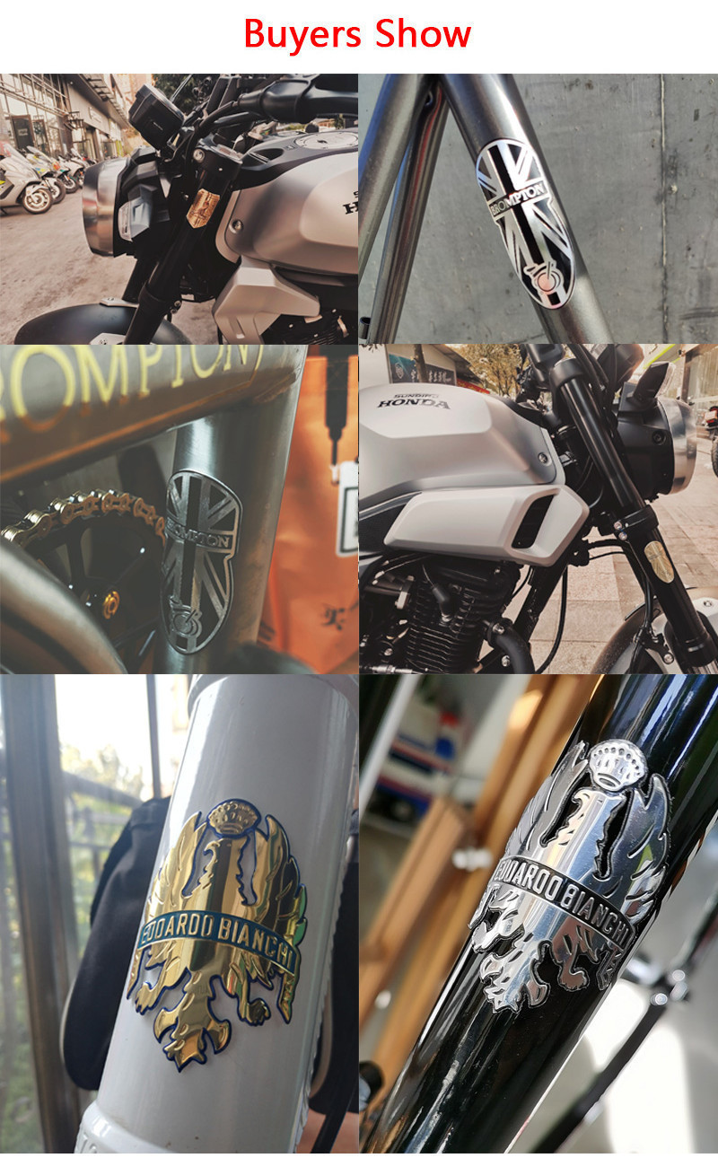mongoose vintage classic Bike Head Badge Aluminum Decals Stickers For ...