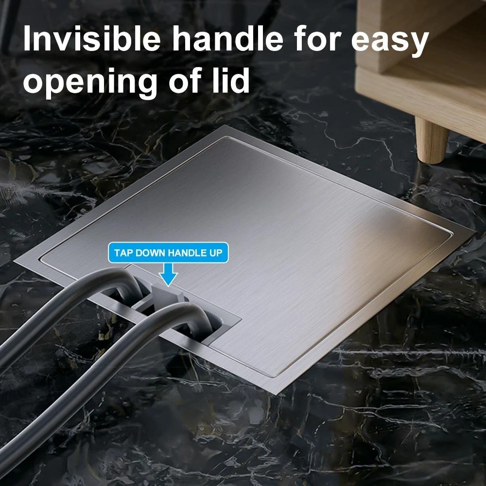 VISWE floor outlet multi socket floor mounted outlet usb socket 3 pin ...