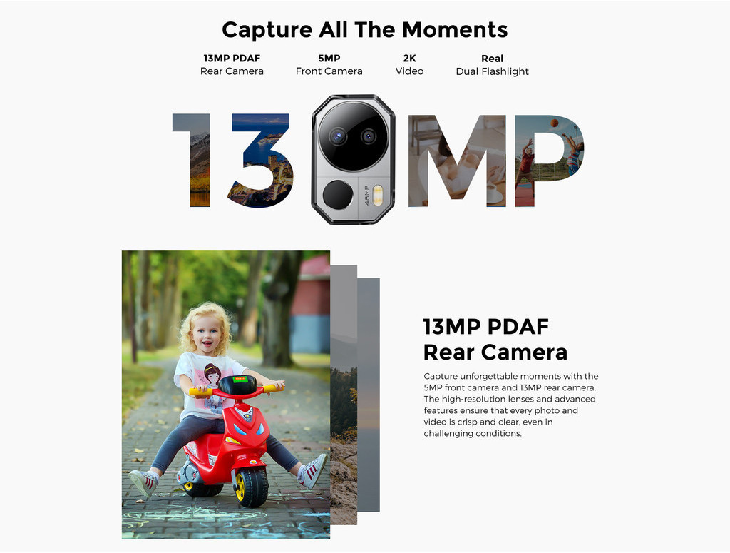 OUKITEL Fossibot DT1 Lite Rugged Tablet 10.4'' 2K-Large Screen 7GB RAM ...