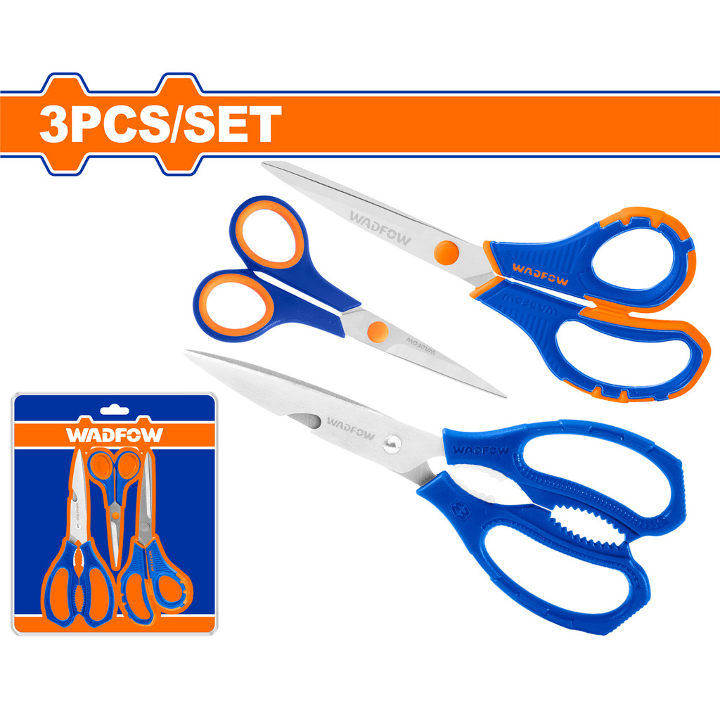 Wadfow WSX4603 3pcs Scissors Set (Sizes: 5.5", 8", 8.5") | Shopee ...