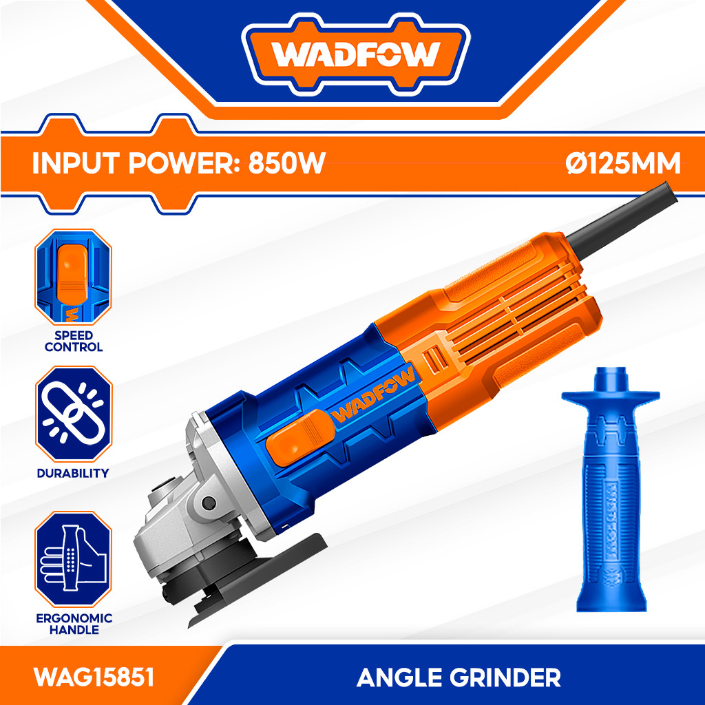 Wadfow WAG15851 850W/12000rpm Angle Grinder (220-240V~50/60Hz) | Shopee ...