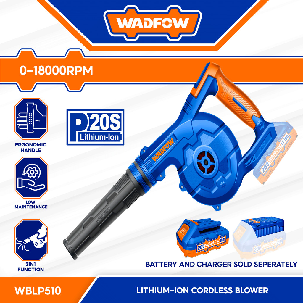 Wadfow P20 Series Li-Ion Cordless Blower without Battery & Charger ...