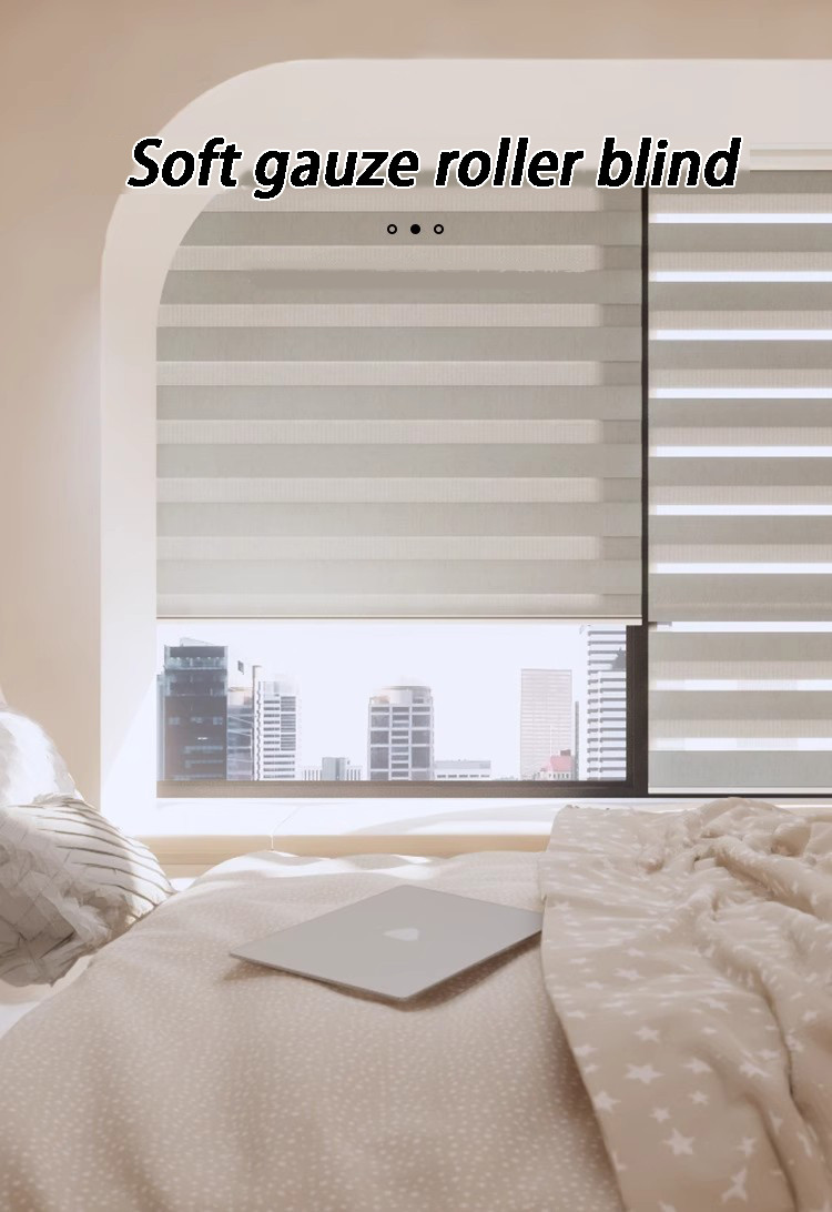 60/90/100/140/180*280CM Width Modern Korean Venetians Duo Roller Window ...