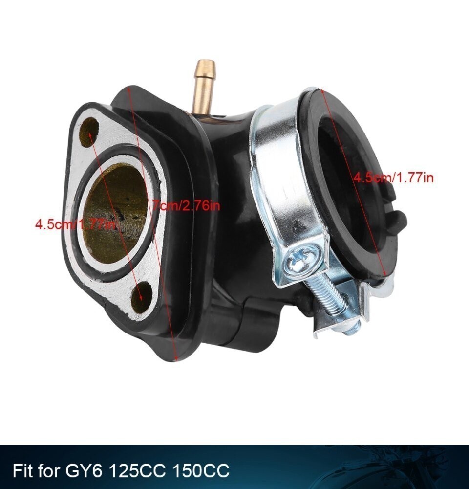 BC Carburetor Carb Intake Manifold Boot Joint for GY6 125CC 150CC ...