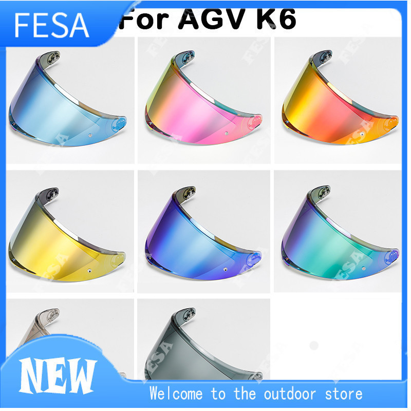 Motorcycle Helmet Shields Replacement for AGV K6 K6S Visor Helmet ...