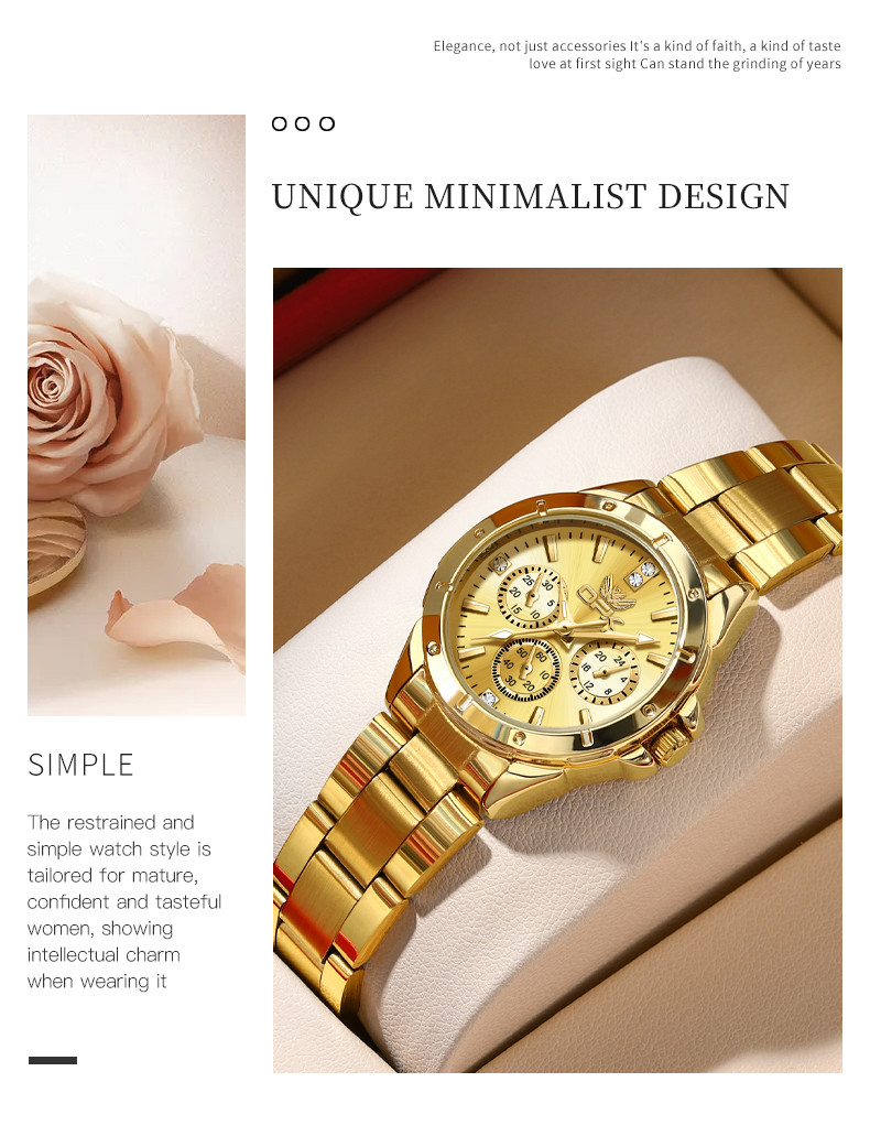 OPK Ladies Relo Wrist Watch For Woman Elegant Water Proof Original ...