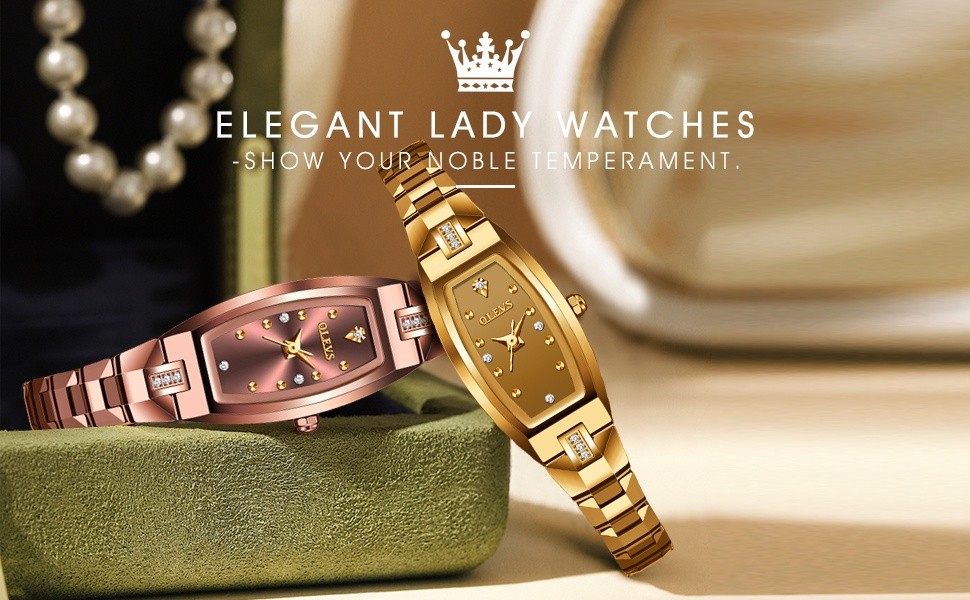 OLEVS Wrist Relo Watch For Woman Elegant Japanese Quartz Original ...