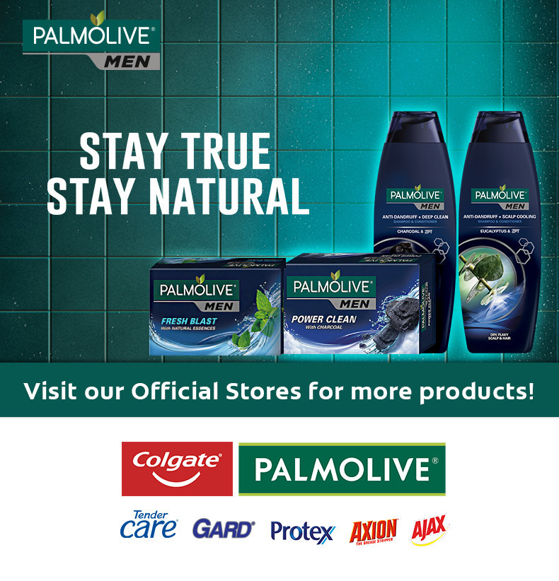 Palmolive Men Anti-Dandruff + Deep Clean Shampoo with Charcoal for Dry ...