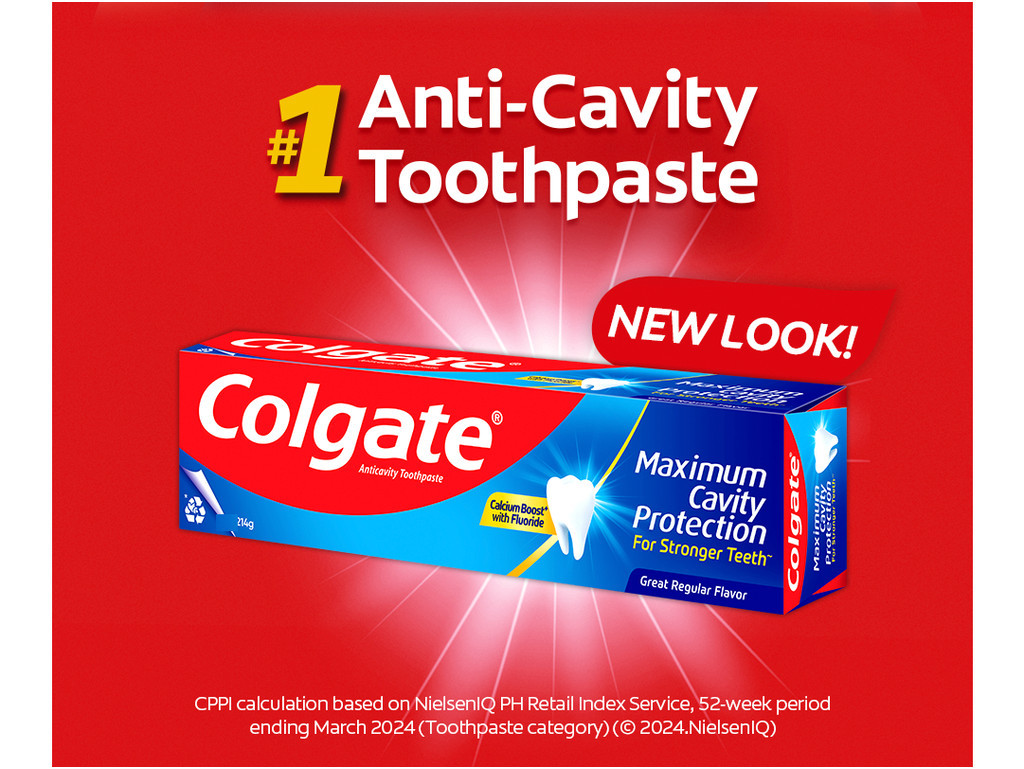 Colgate Maximum Cavity Protection Anti-Cavity Family Toothpaste 214g ...