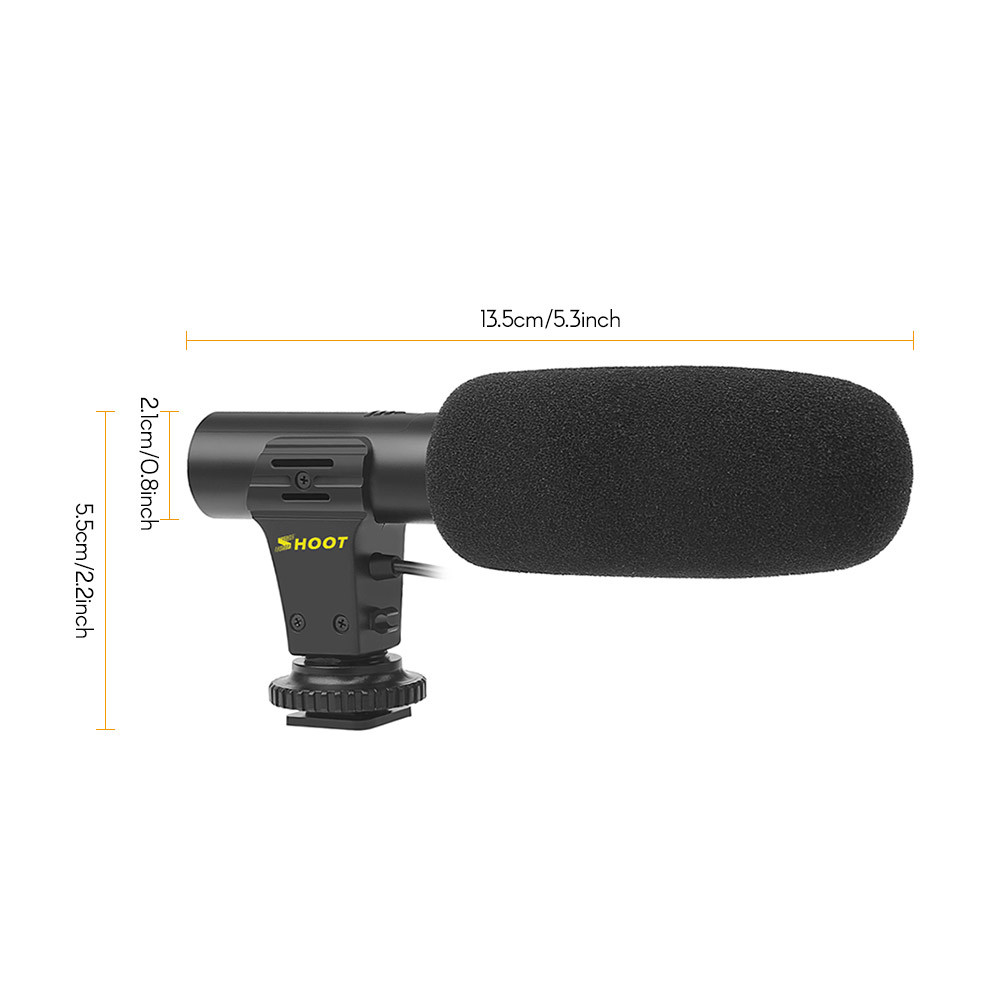 [COD]Shoot Xt-451 Portable Condenser Stereo Microphone Mic With 3.5mm ...