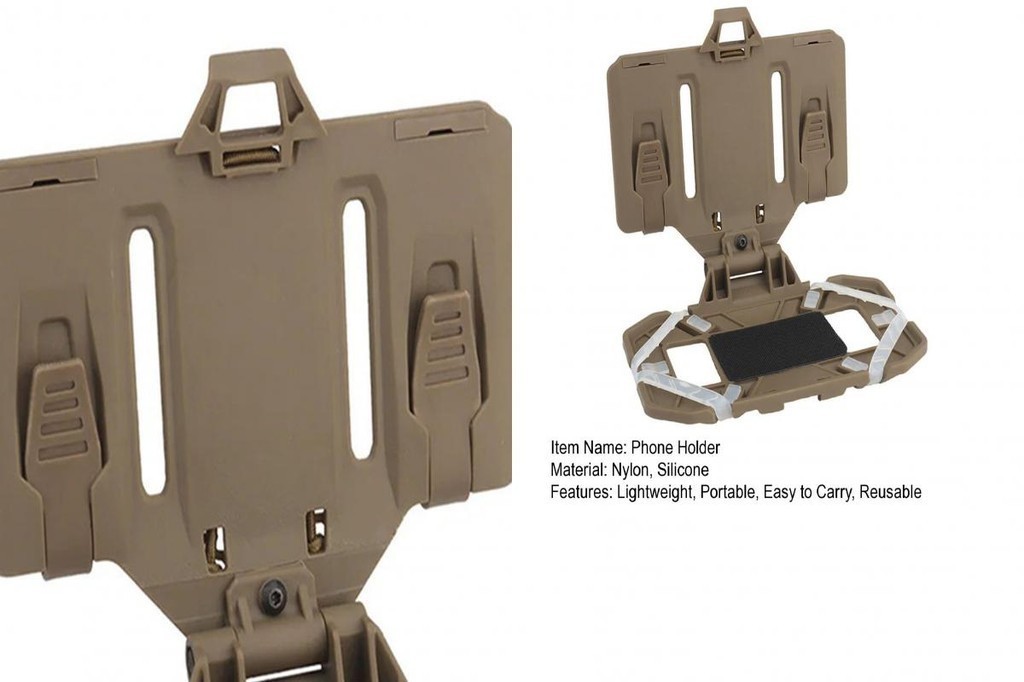 COL Adjustable Phone Holder Outdoor Tactical Vest Phone Holder Chest ...