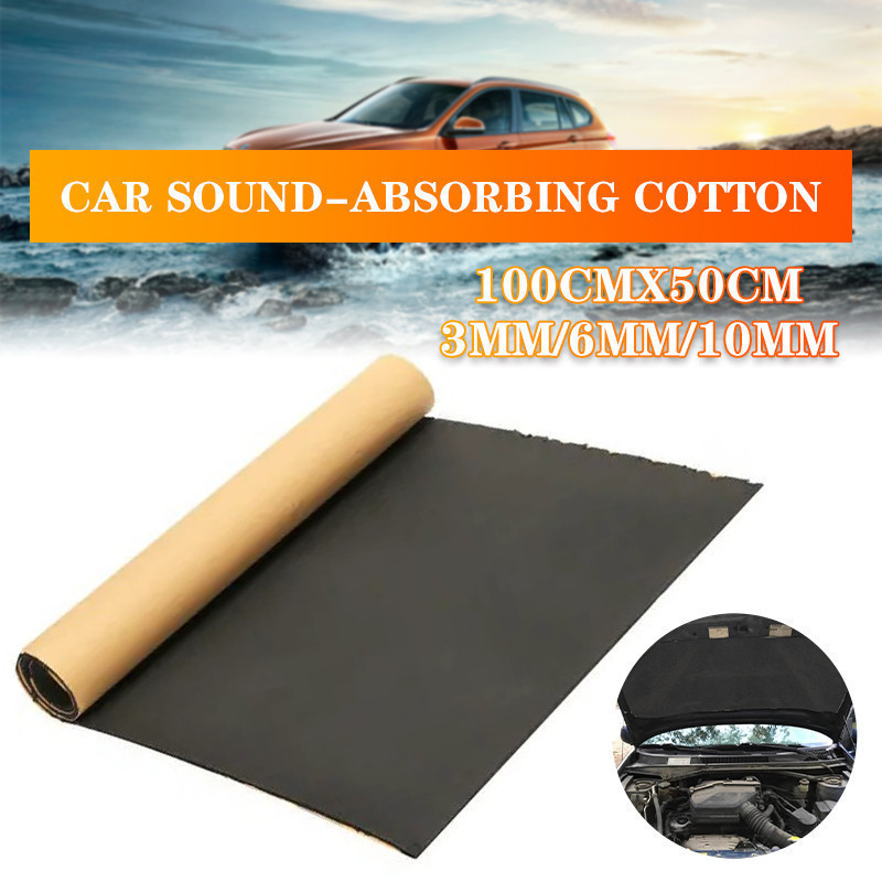100cmx50cm 3mm/6mm/10mm Car Sound Proofing Deadening Car Truck Anti ...