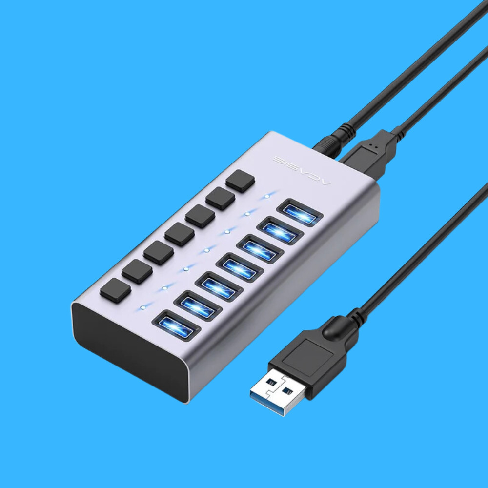 ACASIS 7 / 10 / 13 / 16 Ports Multi USB 3.0 Charging Data Hub High ...