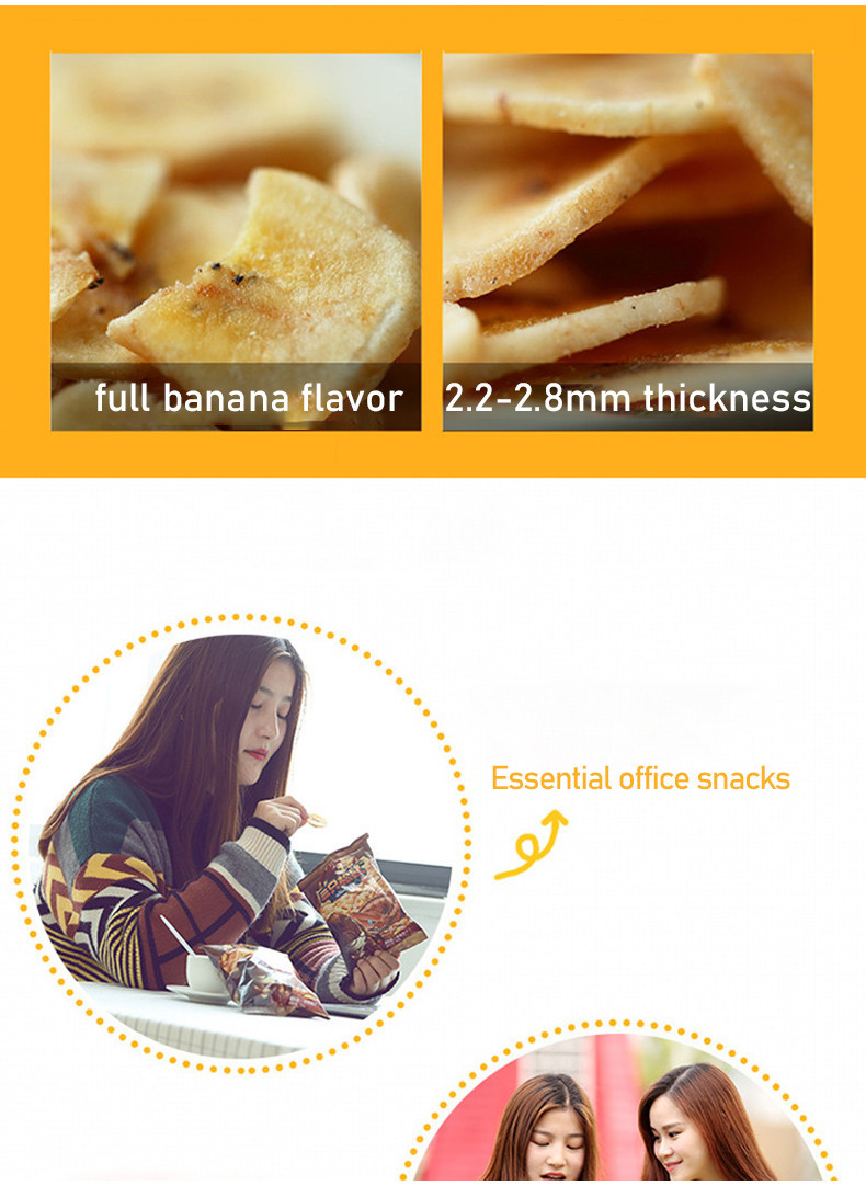 Three Squirrels Crispy Banana Chips (70g) | Shopee Philippines