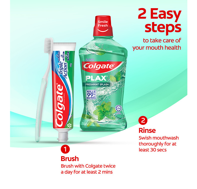 Colgate Triple Action Anti-Cavity Family Toothpaste Original Mint 175g ...