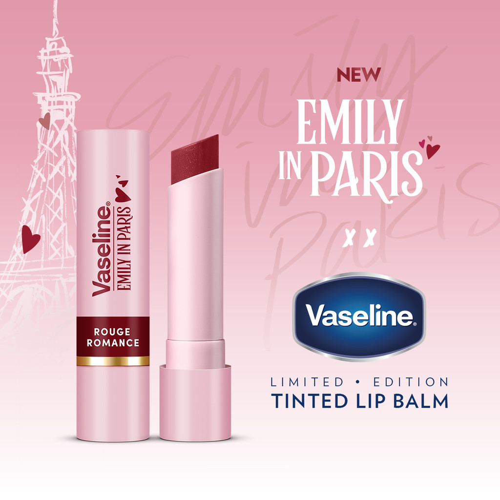 Vaseline Colour + Care Moisturizing Tinted Lip Balm Rogue Romance ...