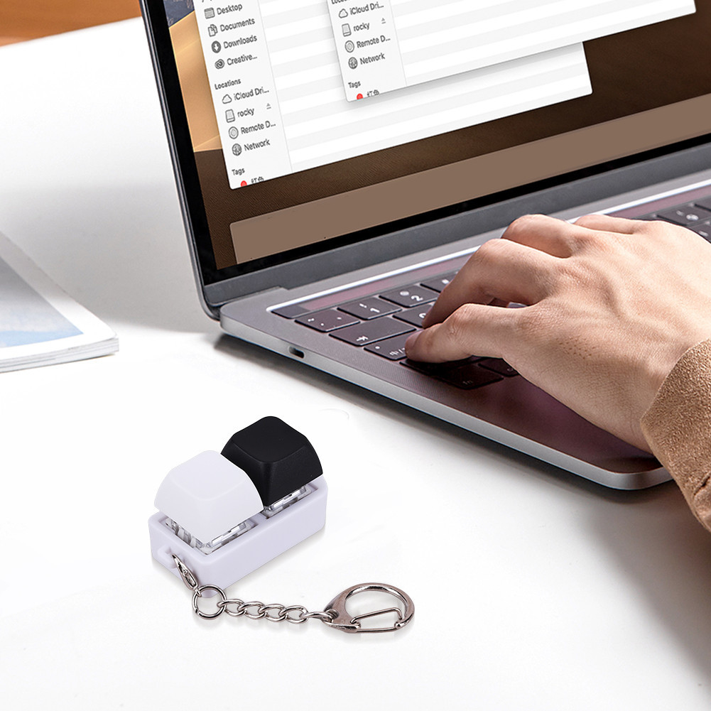 [cologoog.ph] Keyboard Fidget Toy Fidget Clicker Key Switch Keychain ...