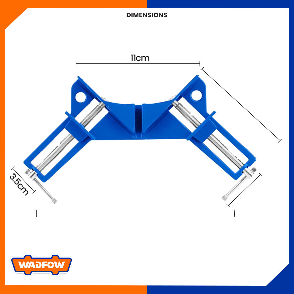 Wadfow Aluminum Alloy Heavy Duty Miter Corner Clamp 3 Inches / 75mm ...