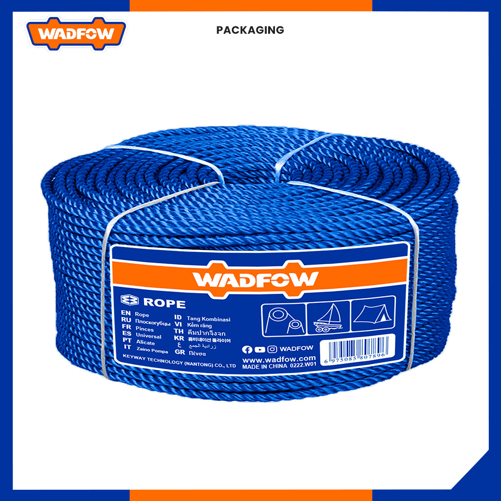 Wadfow 100% Polyethelyne Nylon Rope use for binding woods & trees SOLD ...