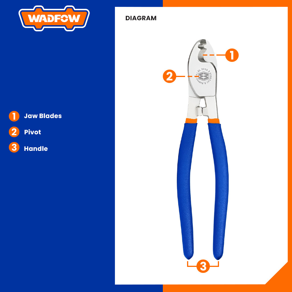 Wadfow Industrial Polish & Anti-Rust Cable Cutter (WHT) | Shopee ...