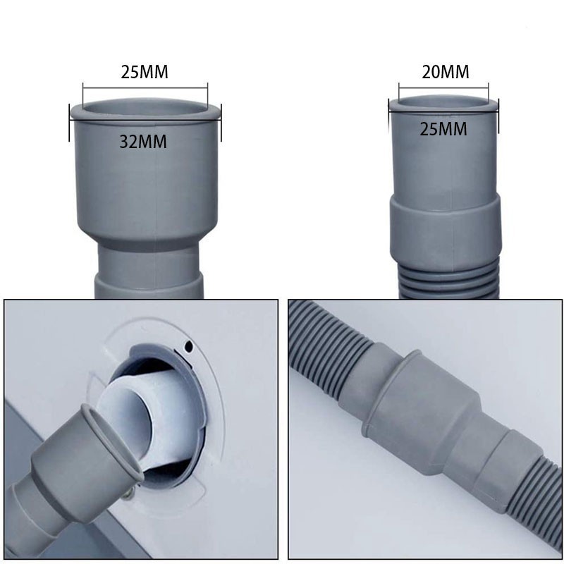 Washing Machine Drain Hose Outlet Water Pipe drainage Soft Tube ...