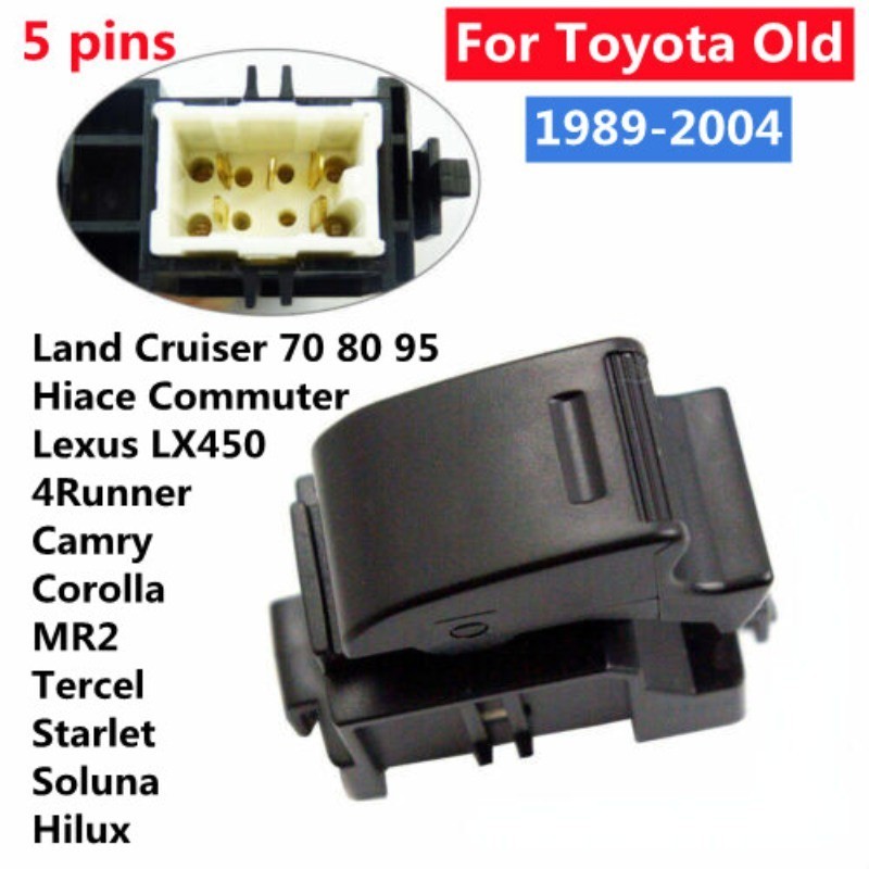 Switch Assy Electric Single Power Window Switch For Old Toyota Lexus ...