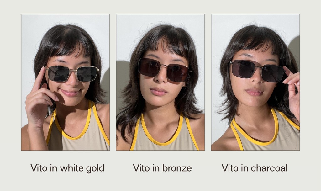 Sunnies Studios Vito (Square Polarized Sunglasses Shades for Men and ...