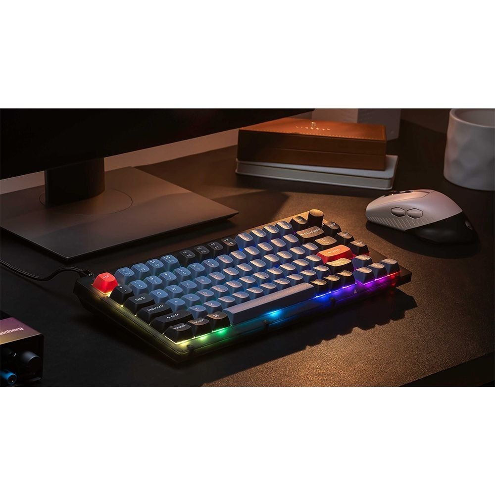 Keychron V1 QMK Barebone Knob 84 Keys TKL Tenkeyless Fully Mechanical ...