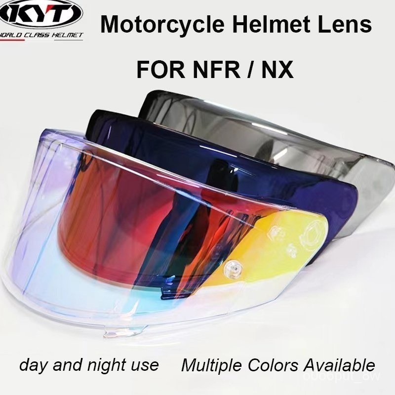 KYT NFR/NXR/GP Lens Visor Revo Lens Fit for KYT Helmet Iridium Visor ...