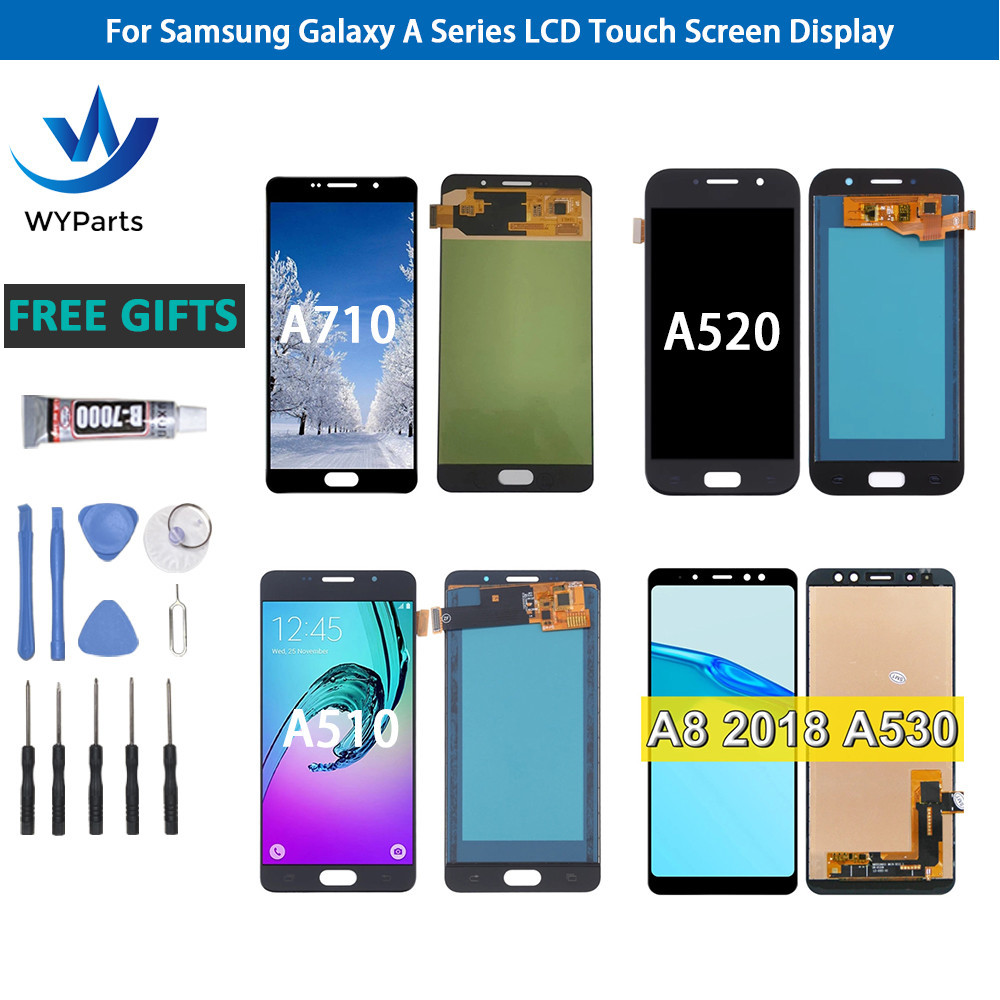 For Samsung Galaxy A710 A720 A510 A520 A310 A320 A530 LCD Display Touch Screen Digitizer ...