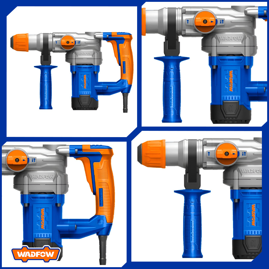 Wadfow Rotary Hammer / Chipping Gun with SDS Plus Chuck System 1050 ...